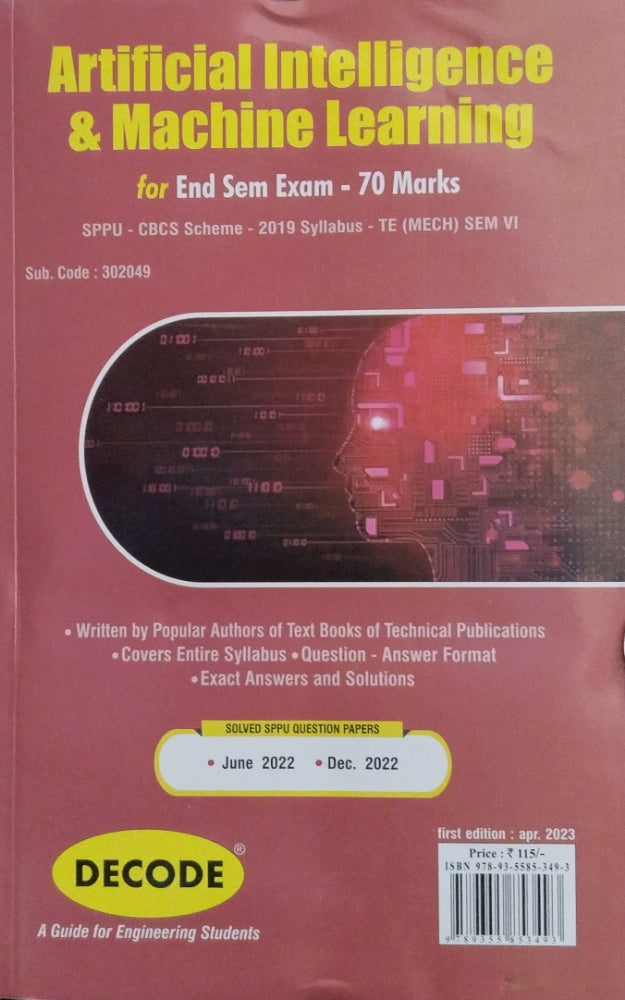 Artificial Intelligence & Machine Learning for SPPU 19 Course (TE - SE ...