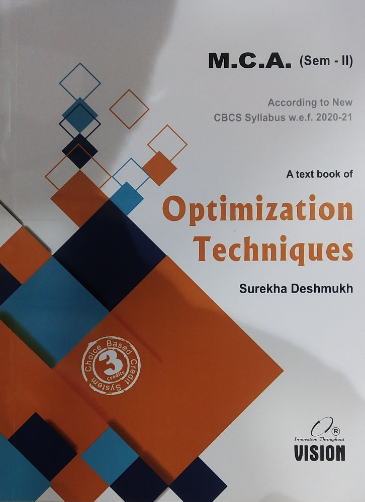 A Text Book Of Optimization Techniques M.C.A. (Sem II) – BookStation